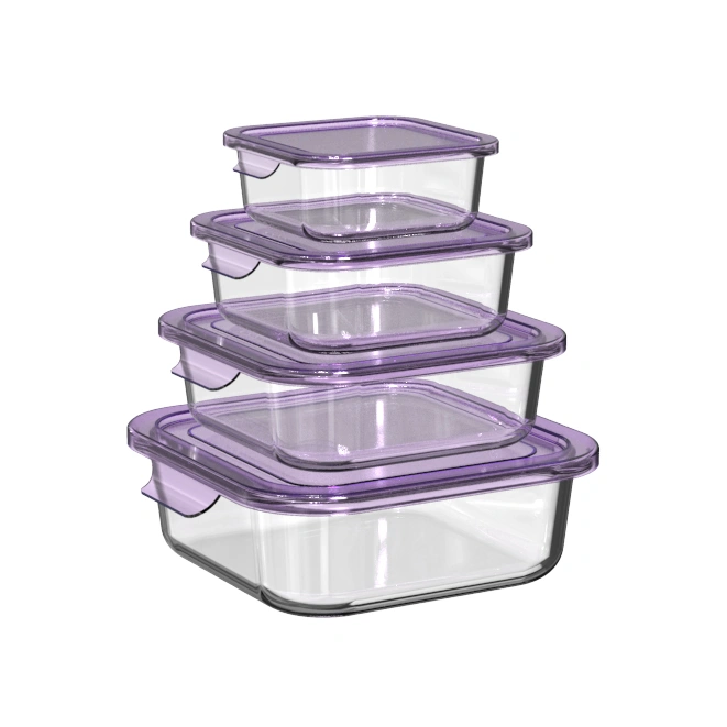 High Borosilicate Glass Fruit Storage Container Wholesale