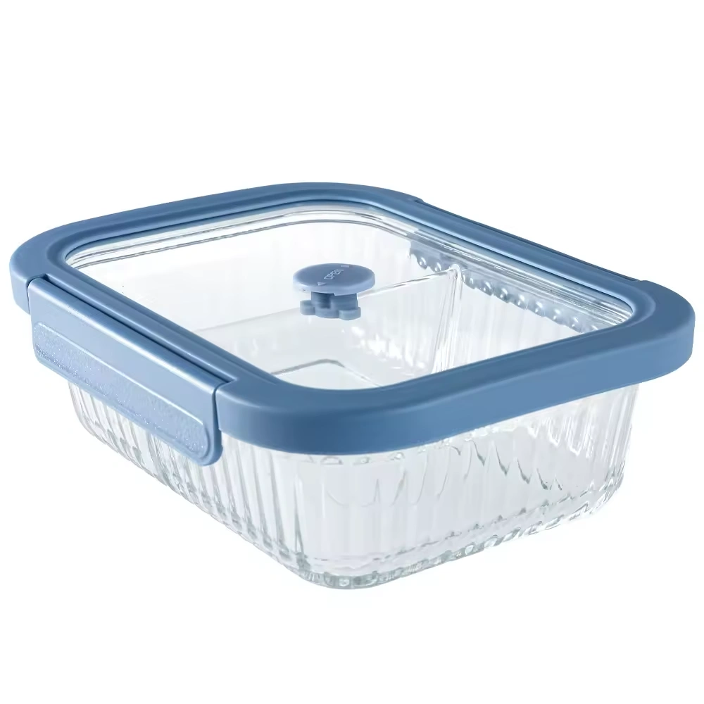 Custom Glass Storage Container with Glass Lid Supplier