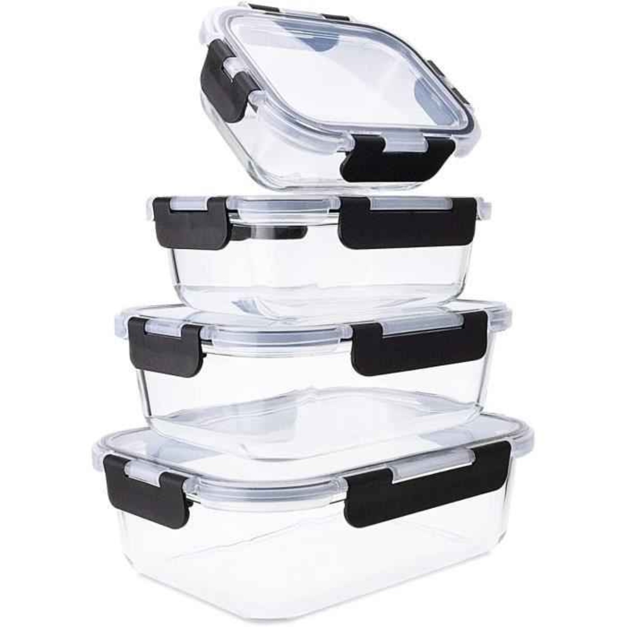 Custom Glass Storage Container with Lid Supplier